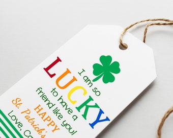 I'm so Lucky to Have You in My Class St Patricks Day Stickers Rainbow ...