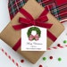 Personalized Christmas Holly Jolly Hang Gift Tags Printed With FREE ...
