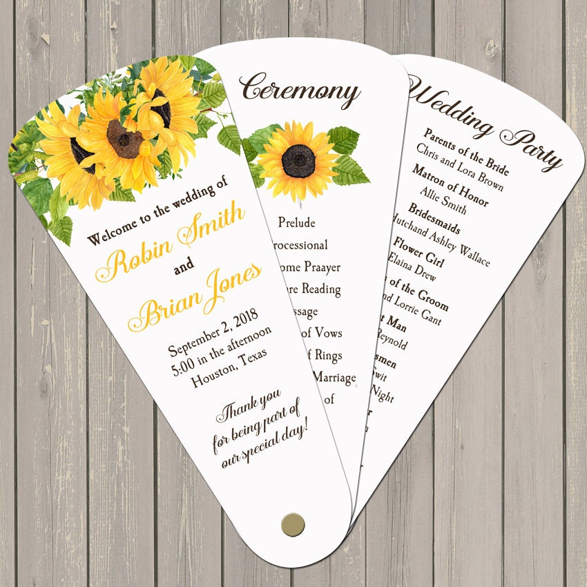 Sunflower Wedding Rehearsal Dinner Place Cards Tented or Flat | Etsy