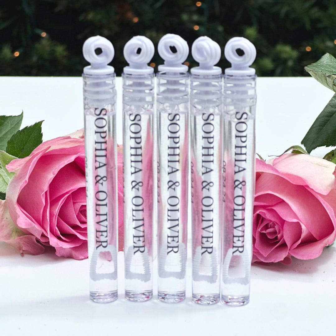 Wedding Bubbles Personalized Wedding Favors Ceremony Send Off - Etsy