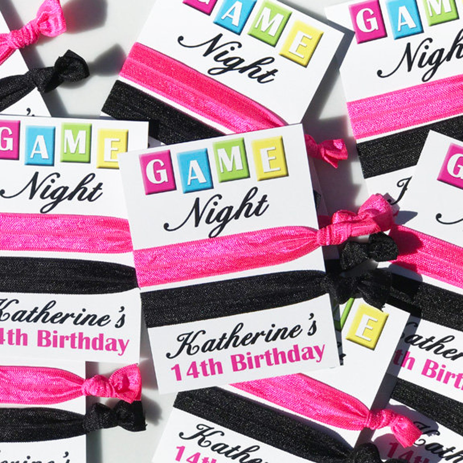 Game Night Birthday Banner Printable - Instant Download - Girl's Game ...