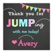 Personalized JUMP Favor Tags Printable JUMP Flags Collection - Etsy