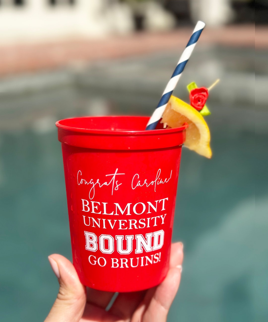 Personalized Graduation Cups 16oz University Bound Graduation Party ...