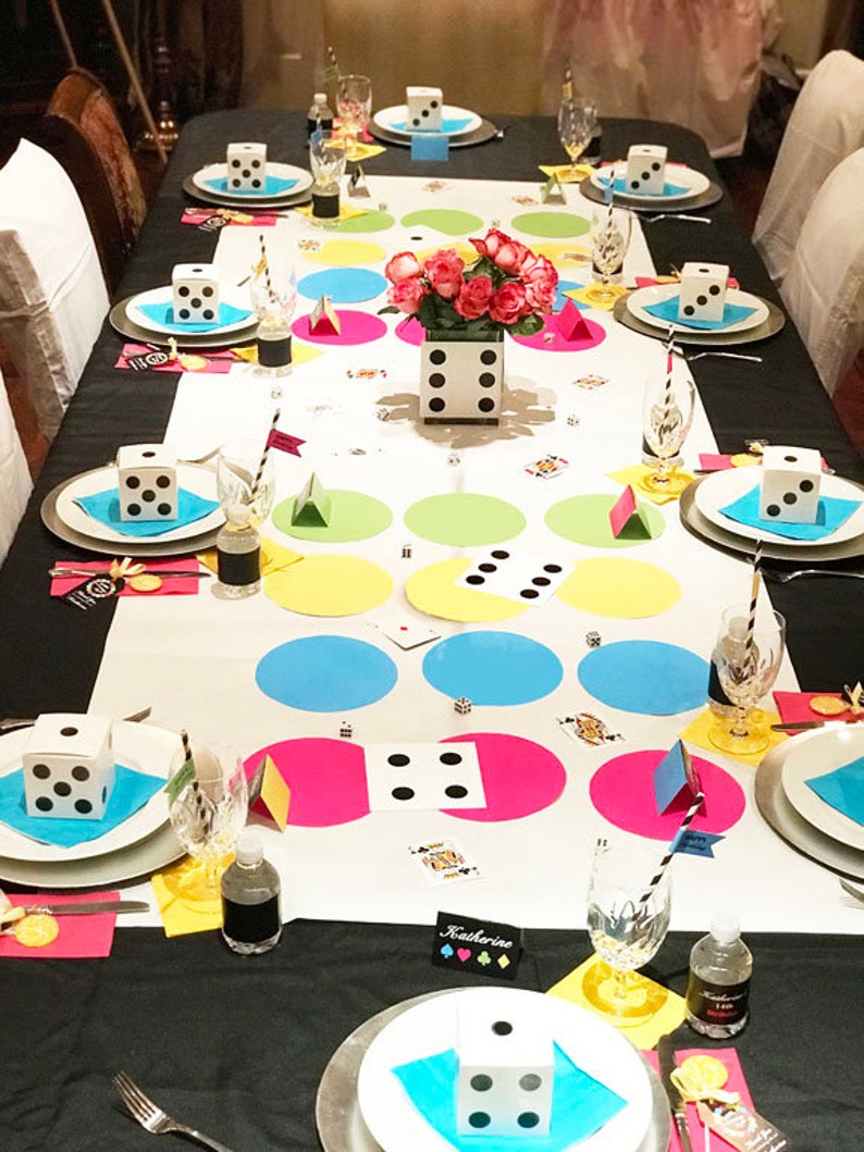 Game Night Centerpiece Topper Printable Instant Download - Etsy