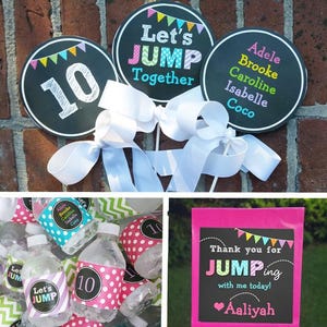 JUMP Thank You Printable - Trampoline, Bounce House, or Jump Party ...