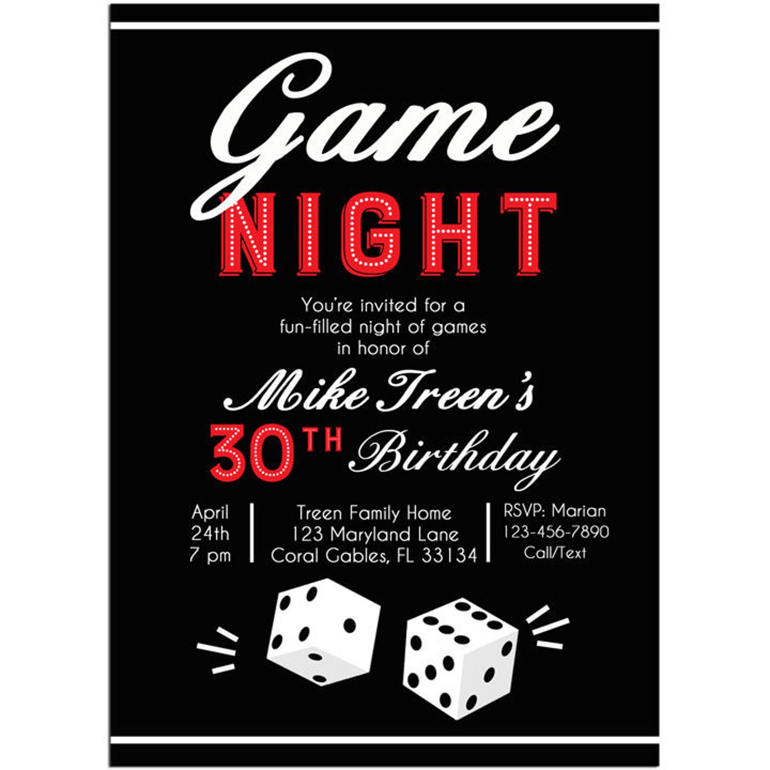 Game Night Water Bottle Labels Printable Instant Download - Etsy