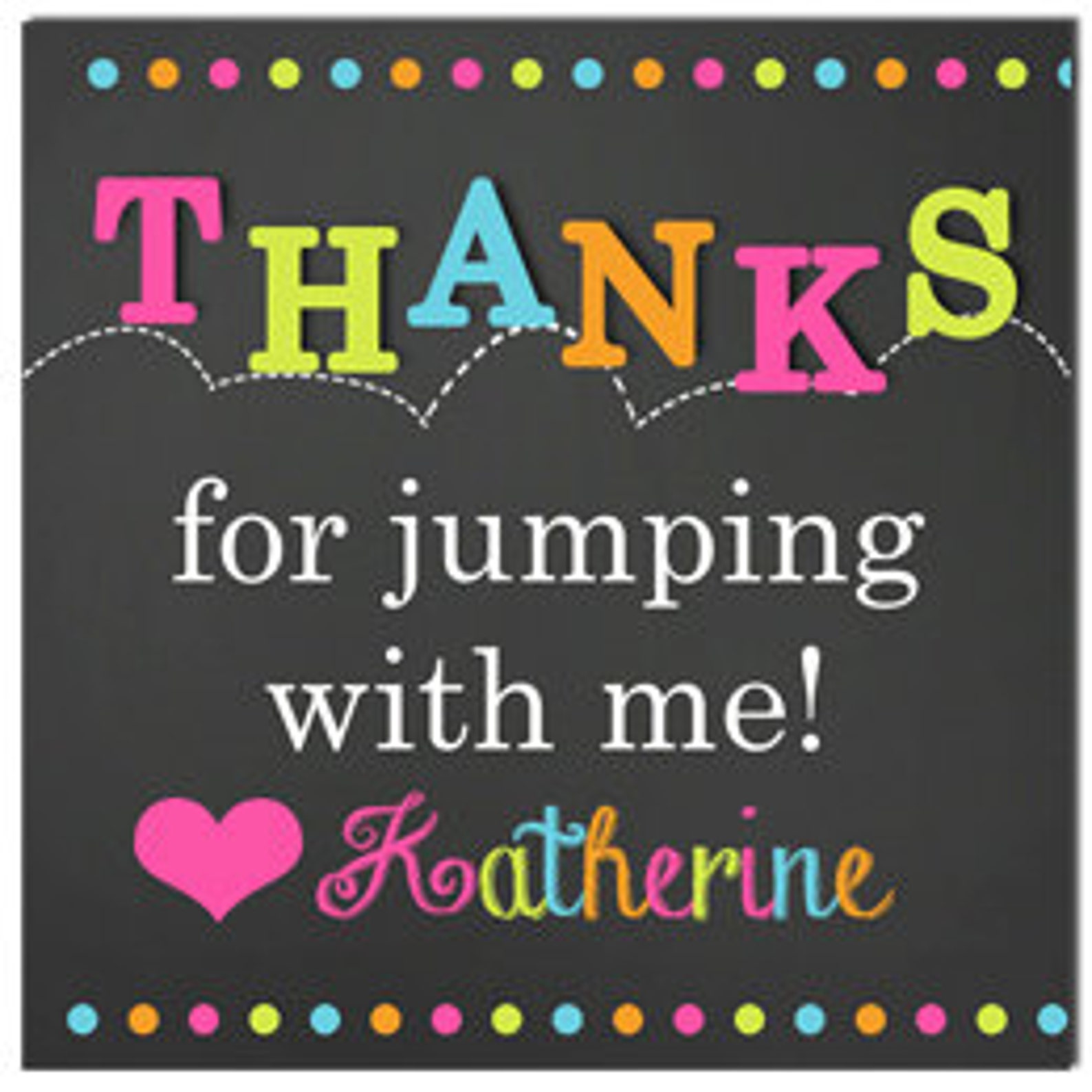 Personalized JUMP Favor Tags Printable JUMP Love Collection - Etsy