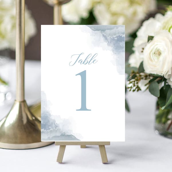 Dusty Blue Table - Etsy