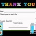 Super Science Thank You Note Printable Instant Download | Etsy
