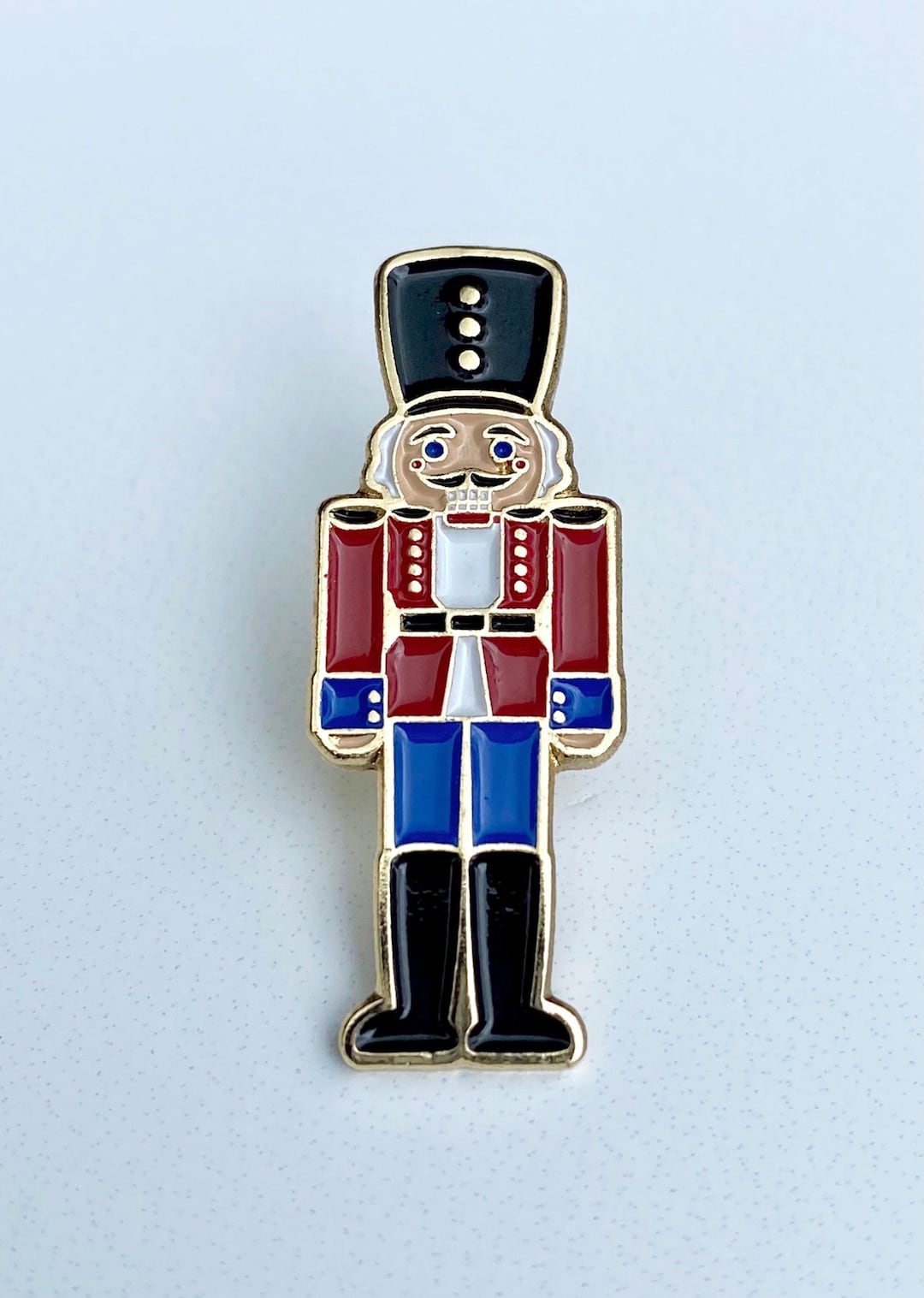 Nutcracker Soft Enamel Pin the Nutcracker Ballet Christmas - One Inch Long - Etsy