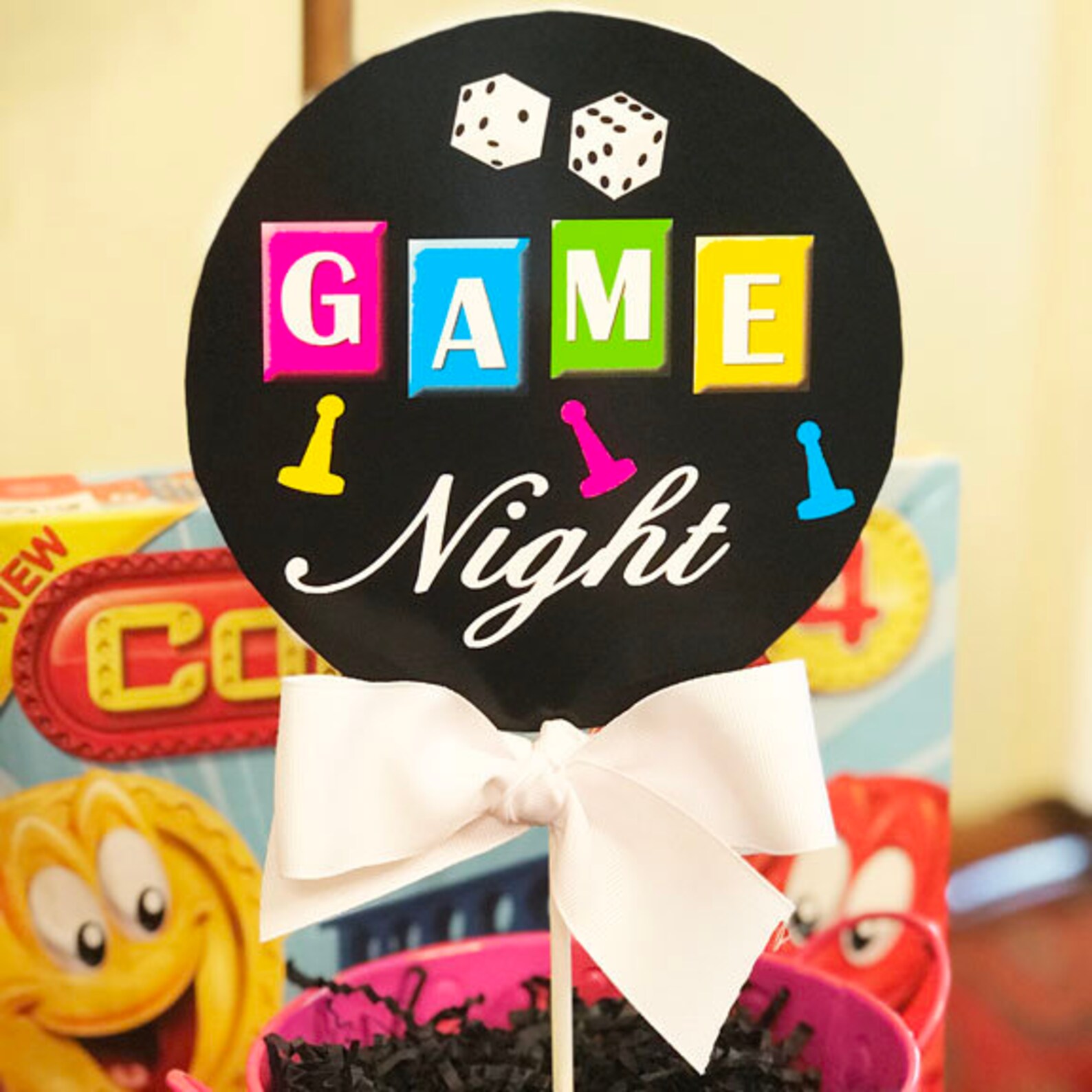 Game Night Centerpiece Topper Printable Instant Download - Etsy