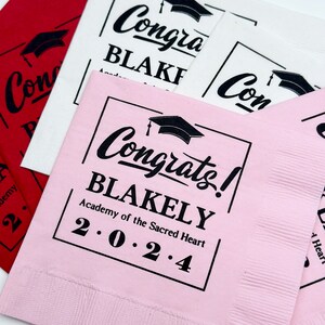 Personalized Graduation Frosted Cups 12oz Class of 2024 Graduation ...