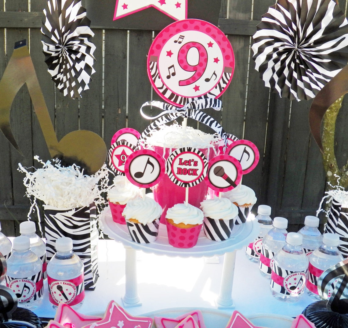 Hot Pink Zebra Invitation Printable or Printed With FREE - Etsy