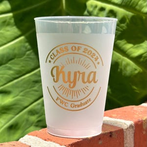 Personalized Graduation Frosted Cups 12oz Class of 2026 Graduation ...