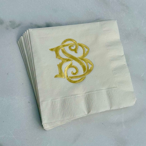Logo Printed Cocktail Napkins - Etsy