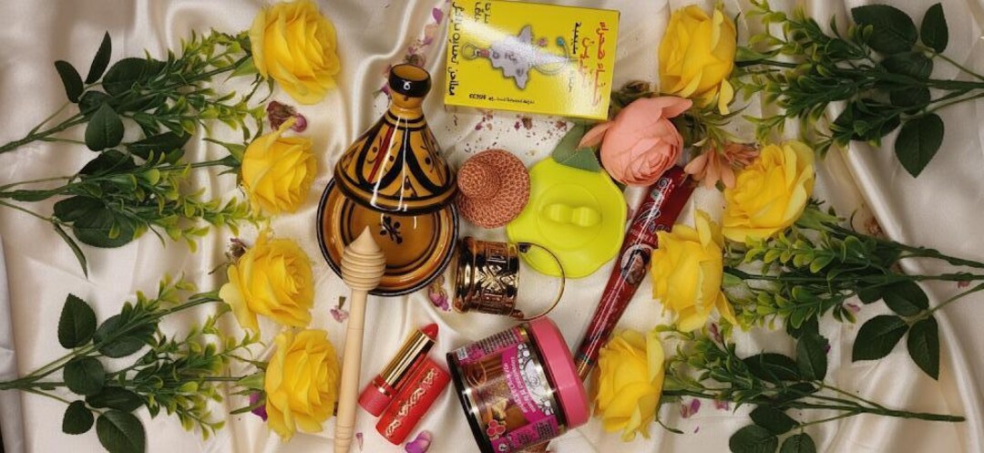 Kit de henné marocain - Henné conique, Akar Fassi, savon noir à la rose ...