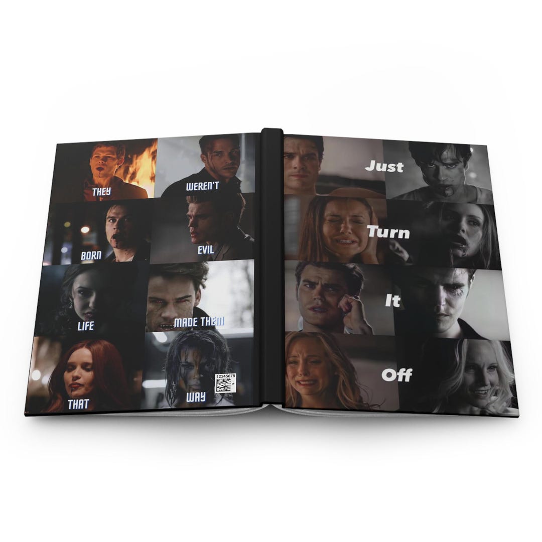 The Vampire Diaries Hardcover Journal | Matte Lined Notebook - Etsy
