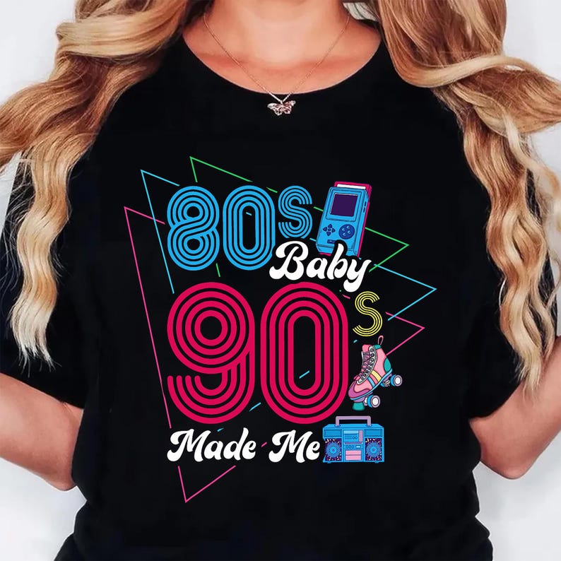 Born in the 80s but 90s Made Me PNG, Retro Neon 80s 90s Aesthetic PNG, Vintage Cassette ...