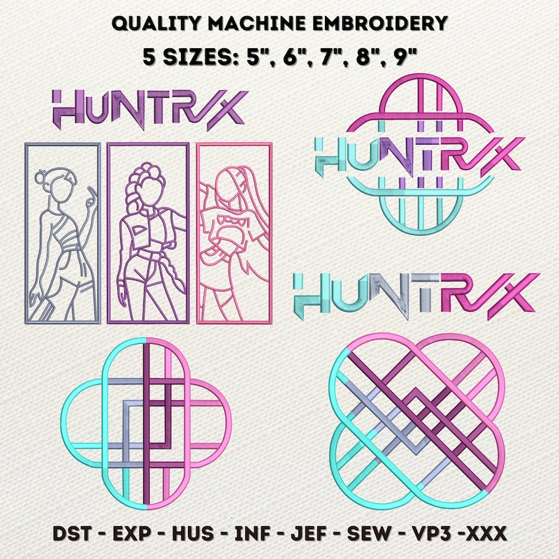 Hunters Embroidery Design - Etsy