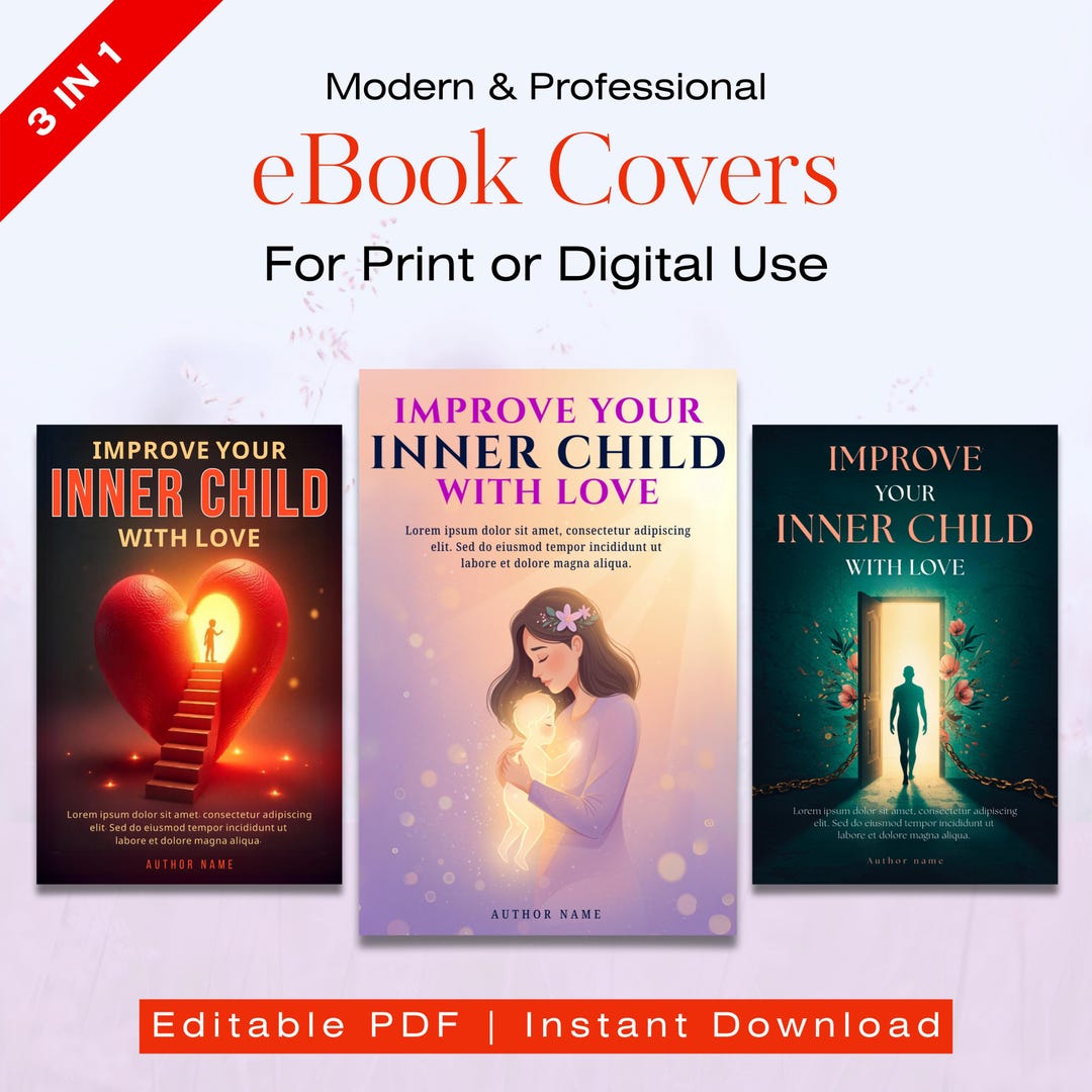 Unique Ebook Cover Templates & Custom Book Cover Design | Editable ...