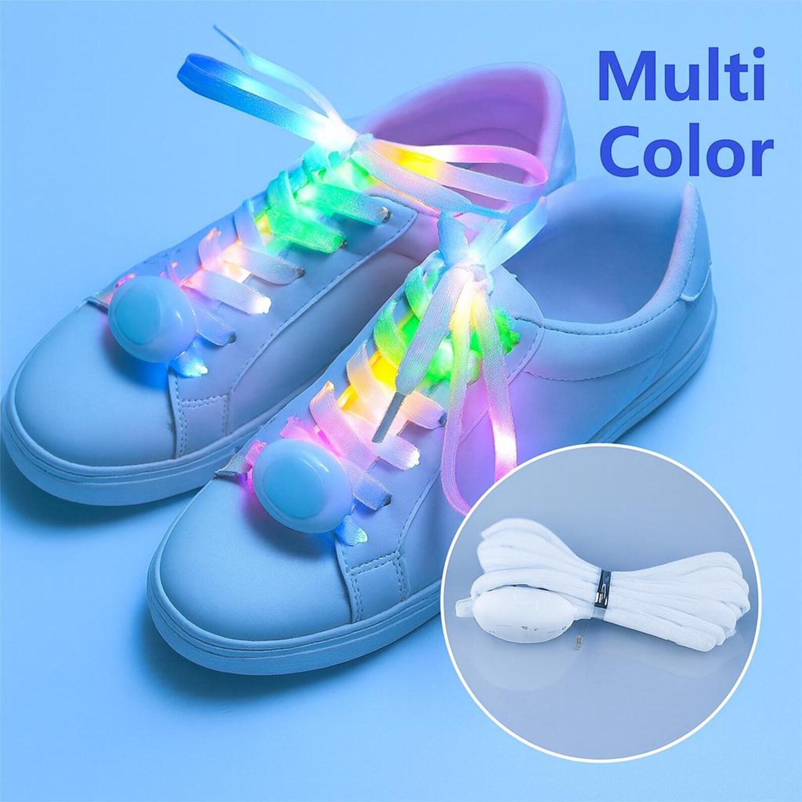 LED Light up Shoe Laces • 3 Flash Modes, Nylon Glow Shoelaces - Etsy