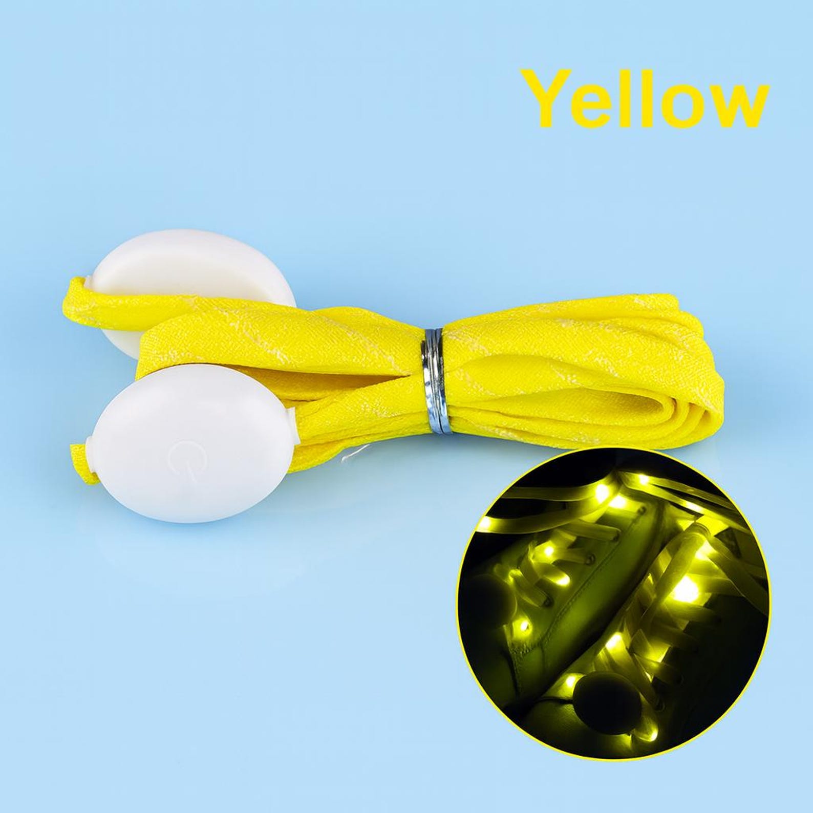 LED Light up Shoe Laces • 3 Flash Modes, Nylon Glow Shoelaces - Etsy