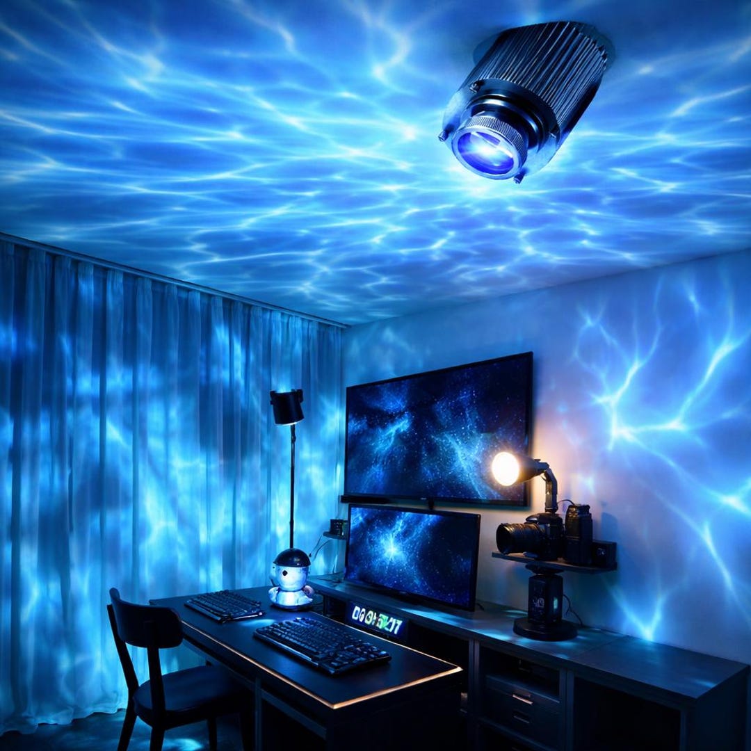 Outdoor Waterproof Rave LED Water Ripple Projector | Dynamic Ocean Wave ...