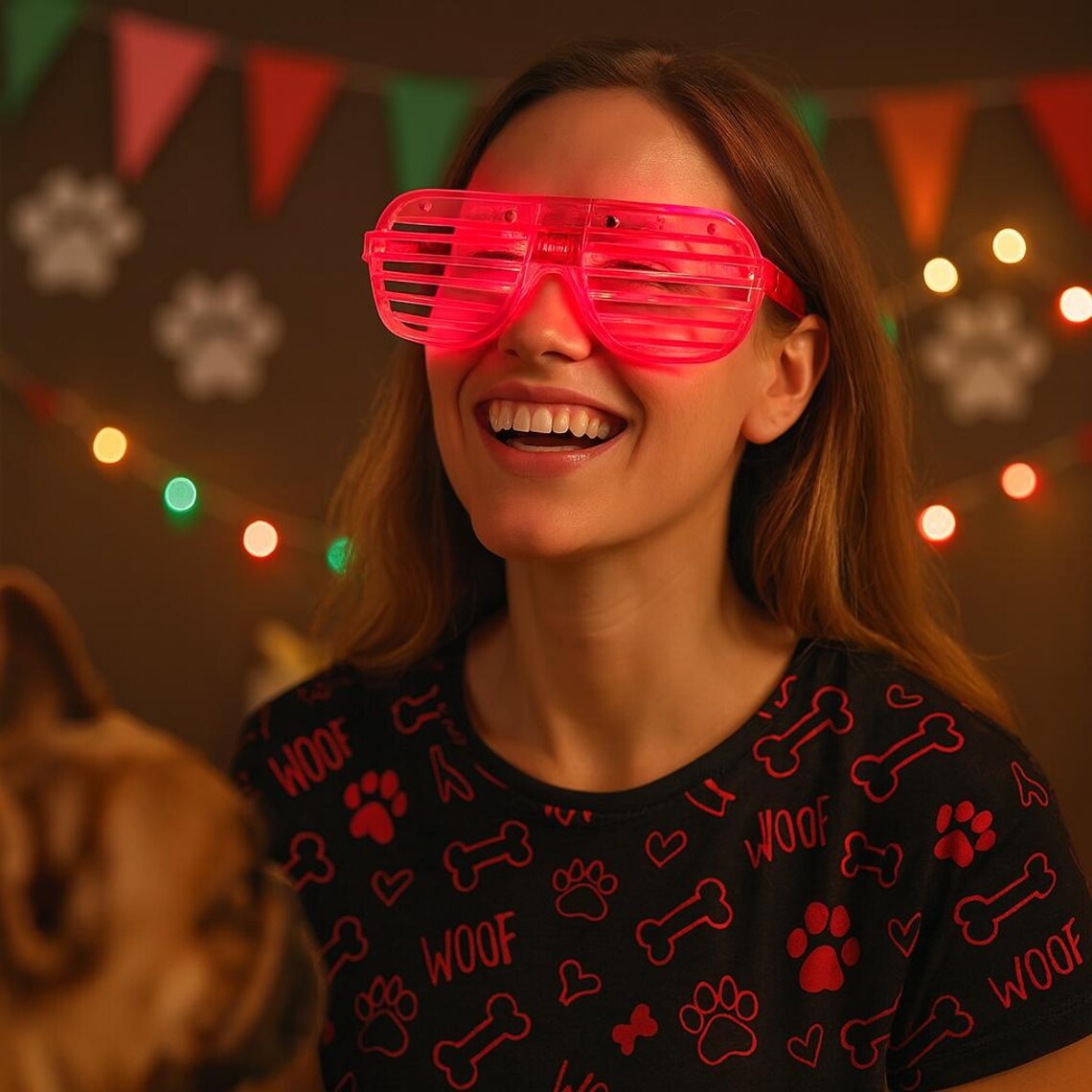 LED Rave Glasses • Glow in the Dark Neon Party Sunglasses - Etsy