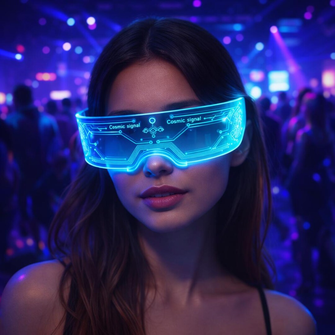 LED Rave Light-up Glasses for Women & Men | Glow Eyewear for Rave ...
