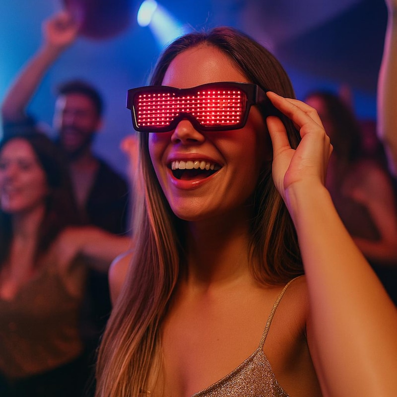 Led Flashing Glasses - Etsy