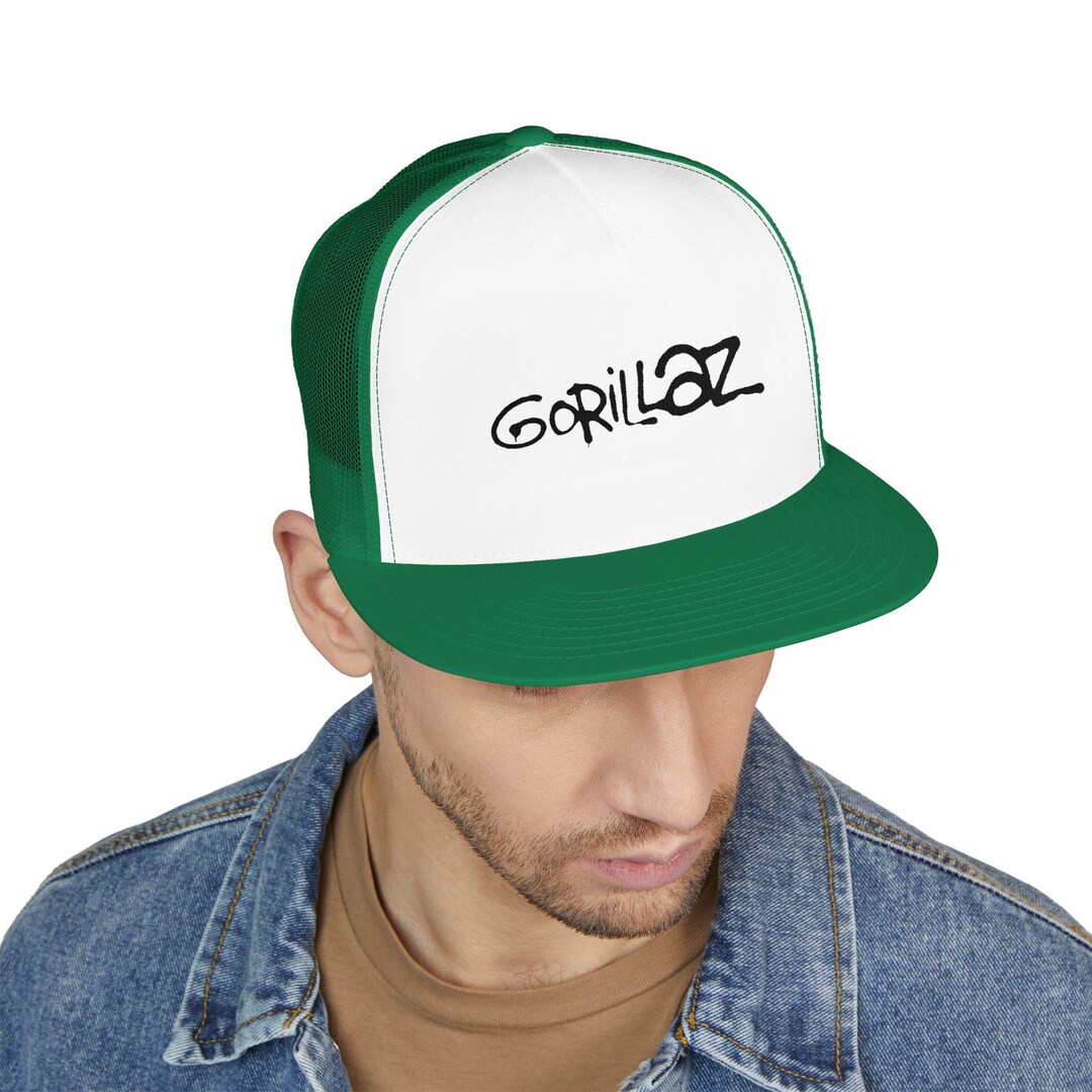 Embroidered Gorillaz Trucker Cap - Music Festival Hat - Etsy