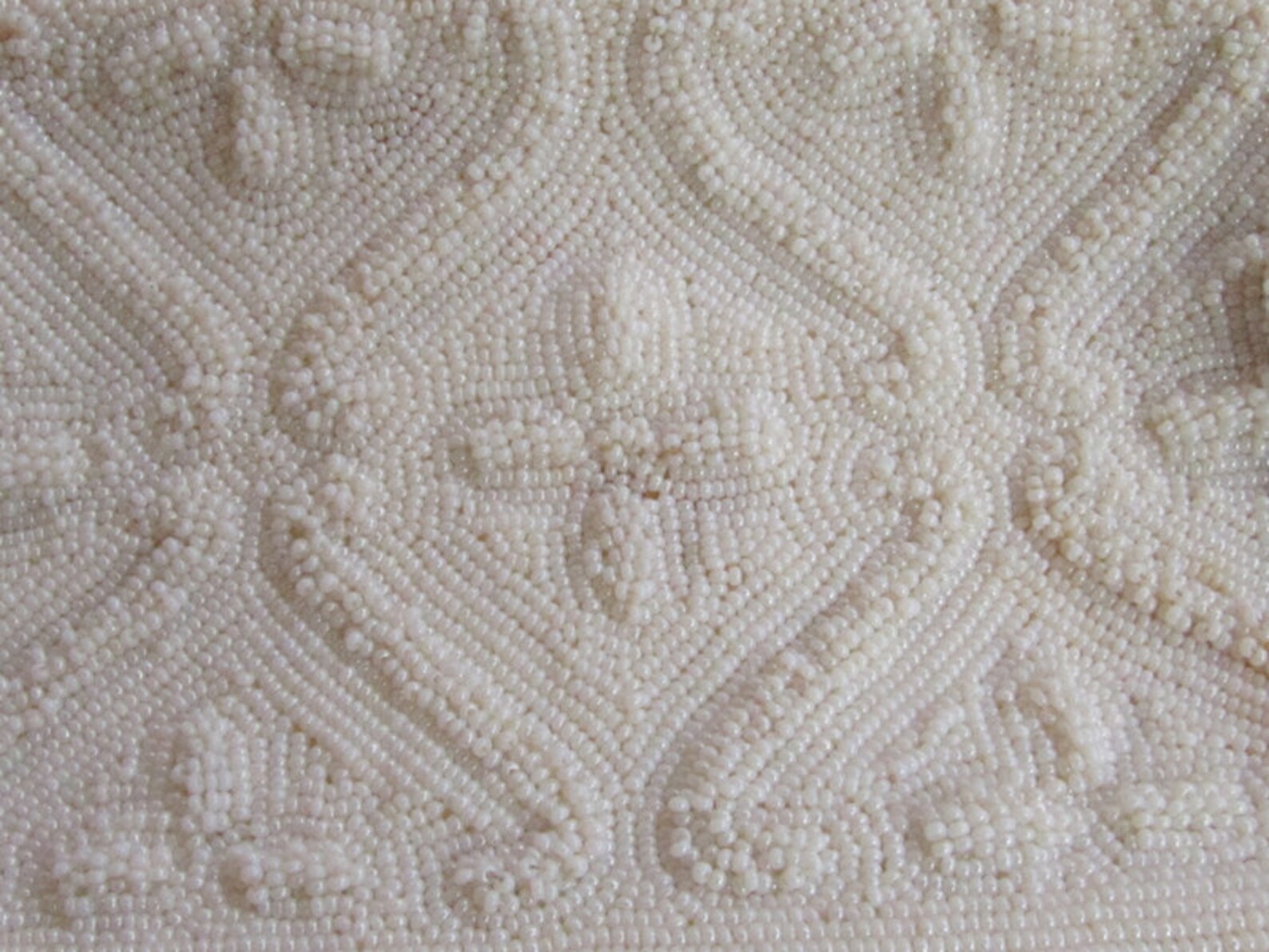 White Elaborately Beaded Walborg Formal Evening Bag // Japan - Etsy