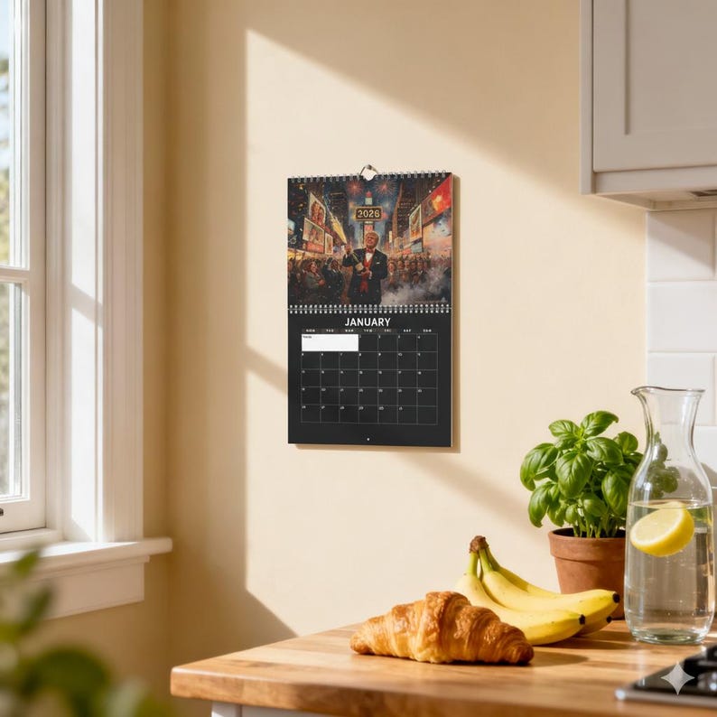 Donald Trump 2026 Wall Calendar, Funny Gift for Trump Lovers, MAGA ...