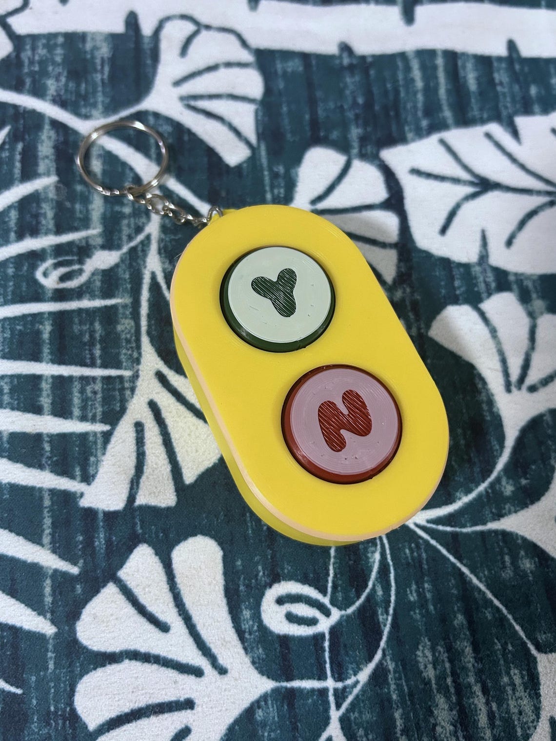 Bluey Inspired - Yes No Button Keychain With Sound - Etsy