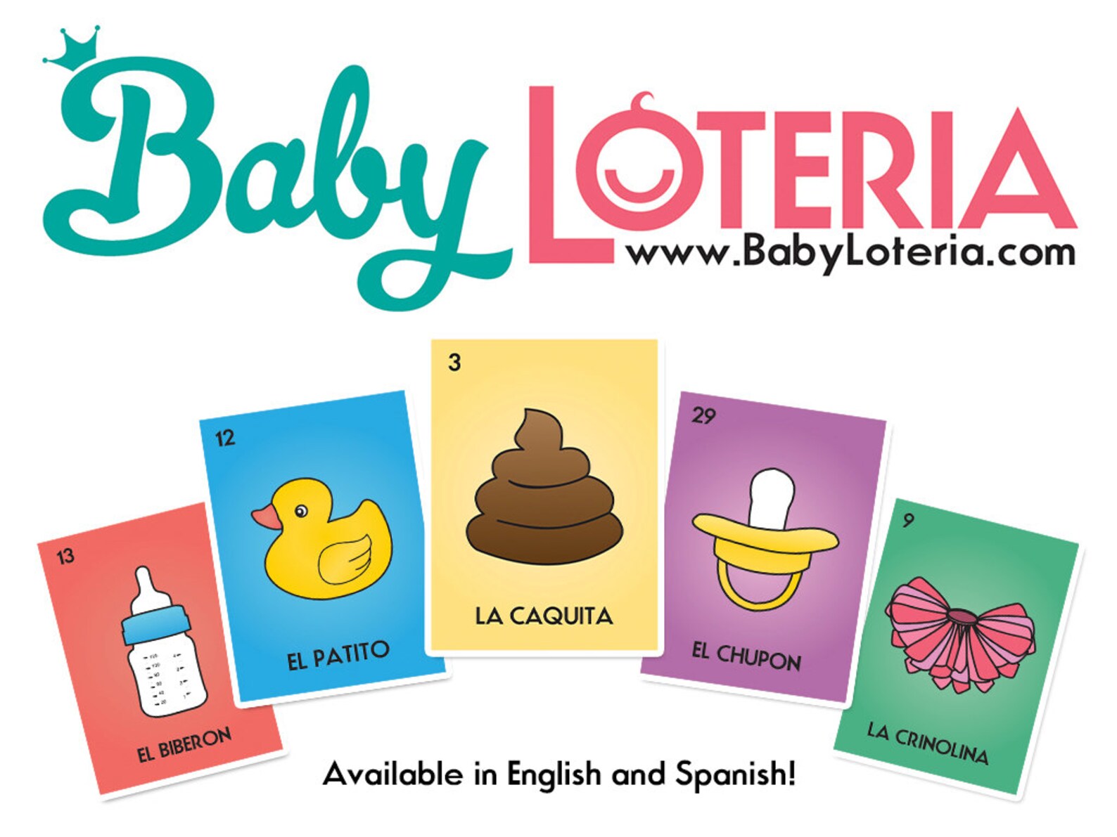Baby Loteria Spanish Kid Friendly 30 Calling Cards 25 | Etsy