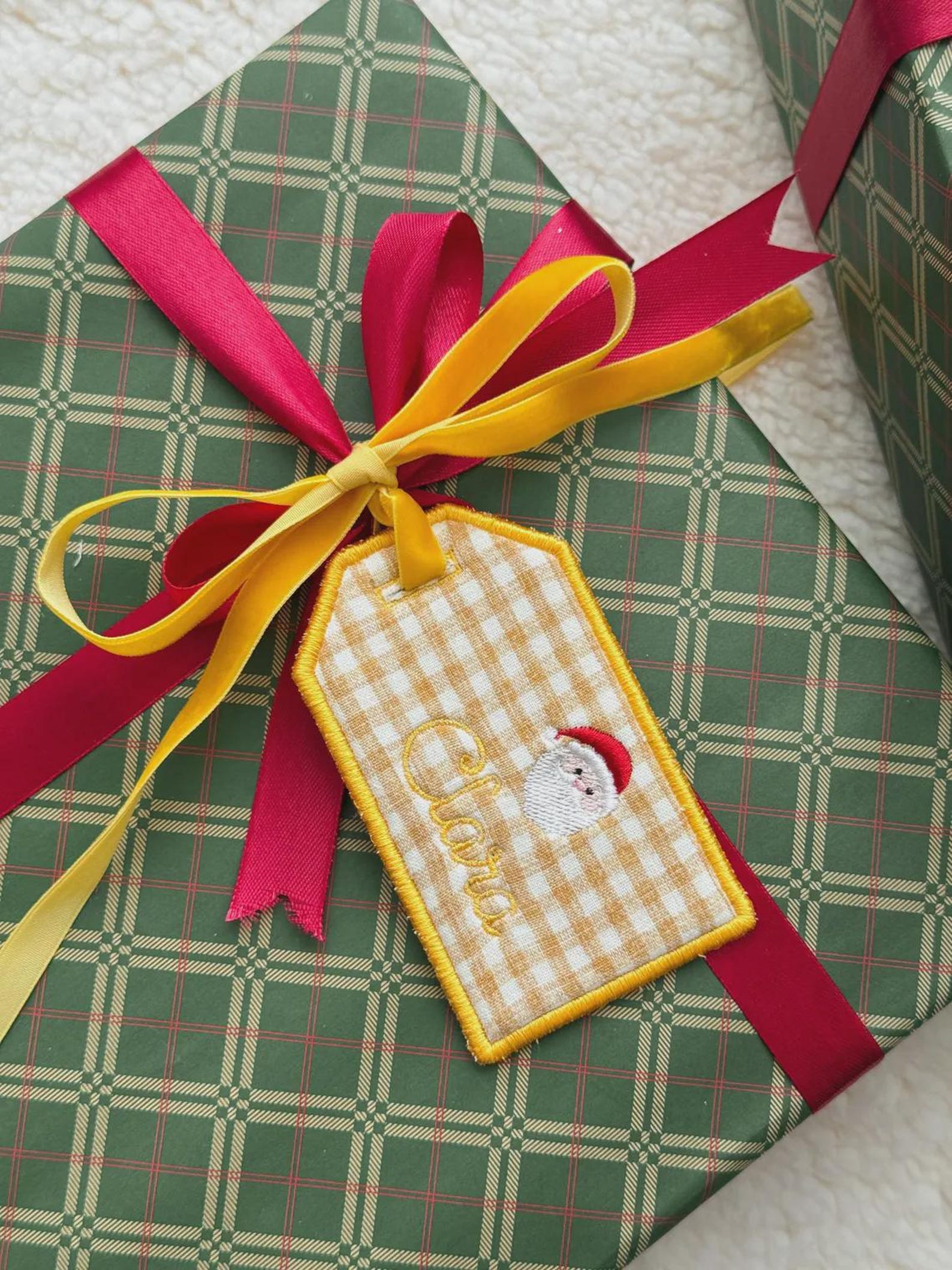 Oval In-the-hoop Appliqué Pink Ornament Set, Christmas Appliqué Tag ...