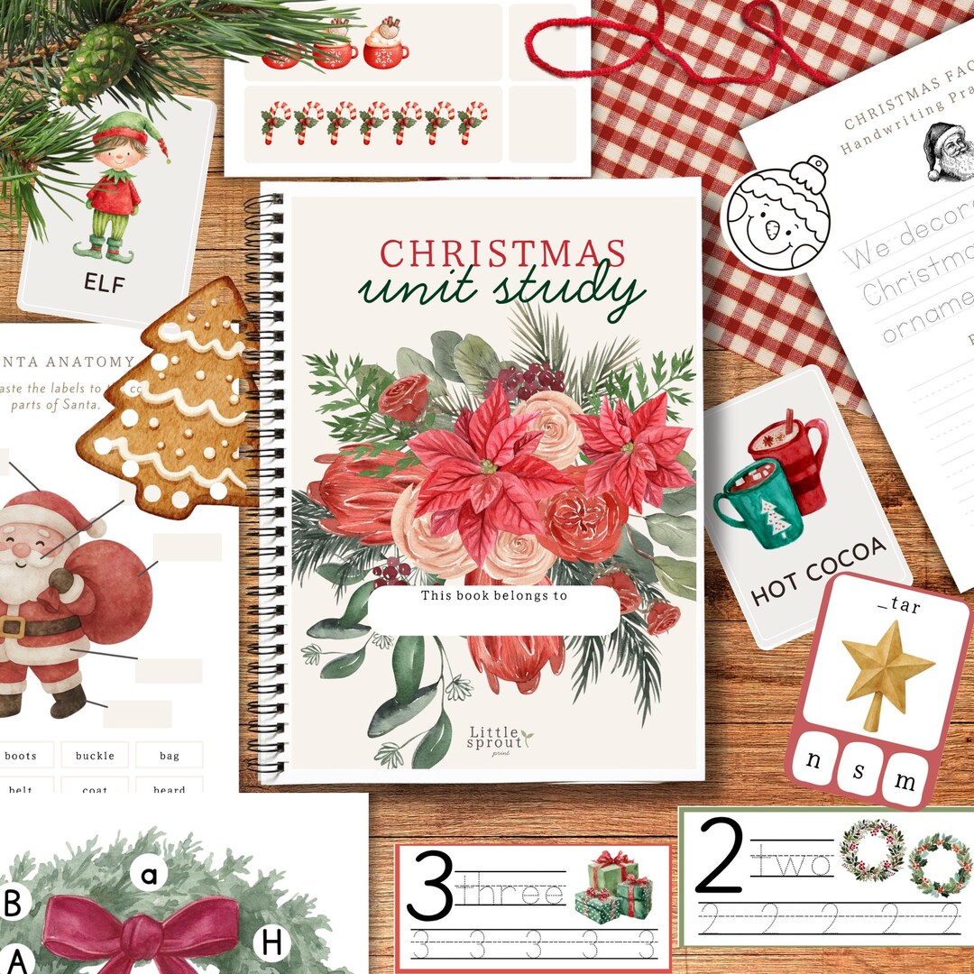 Christmas Unit Study | Printable Homeschool Morning Basket | Montessori ...