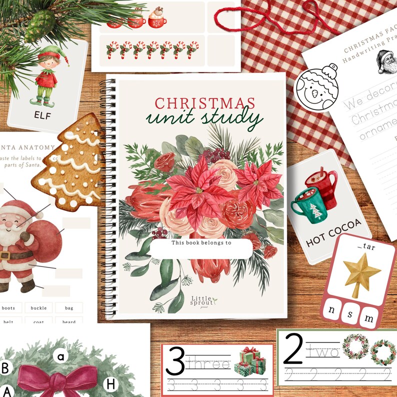 Christmas Unit Study | Printable Homeschool Morning Basket | Montessori ...