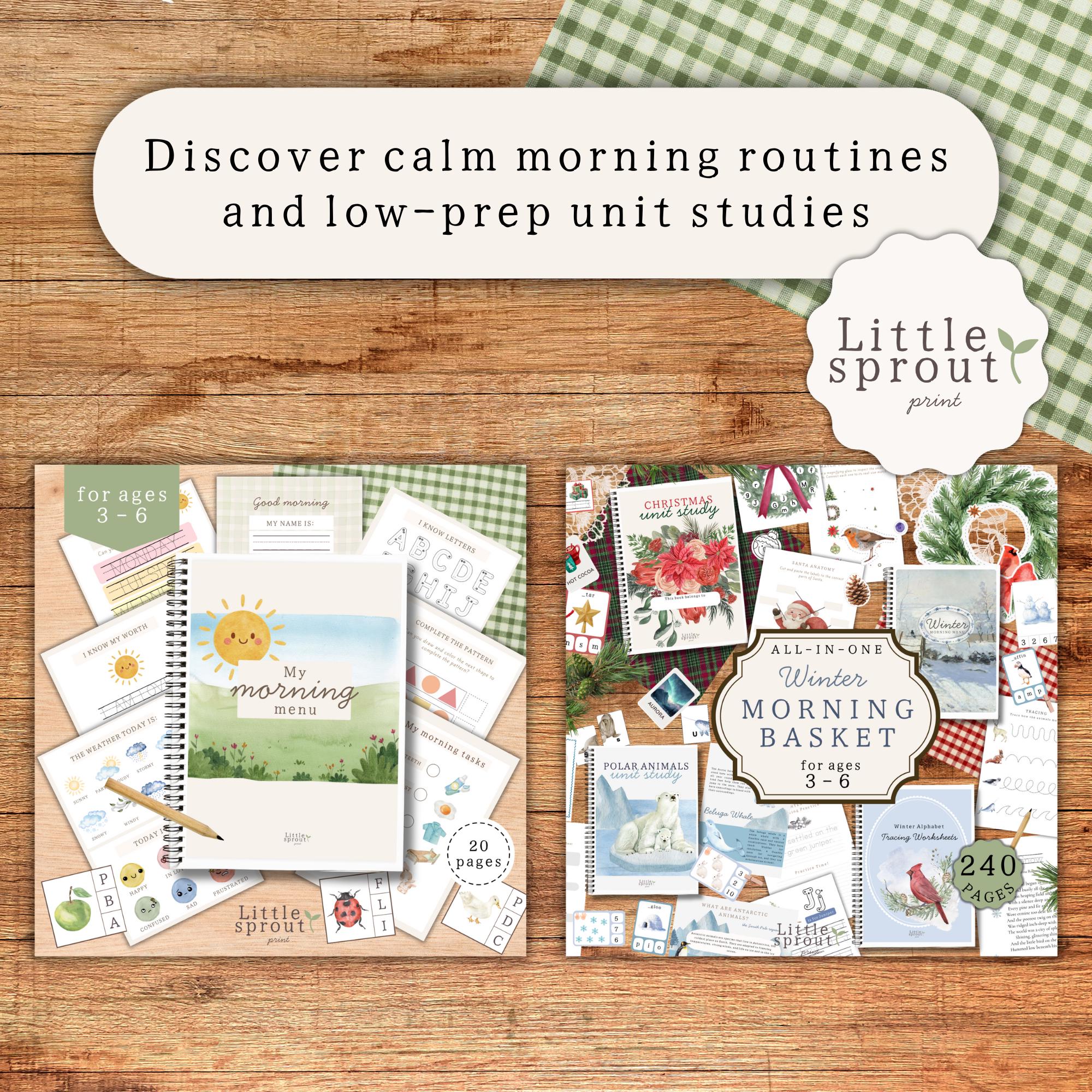 Homeschool Daily Checklist & Weekly Schedule: Printable Planner ...