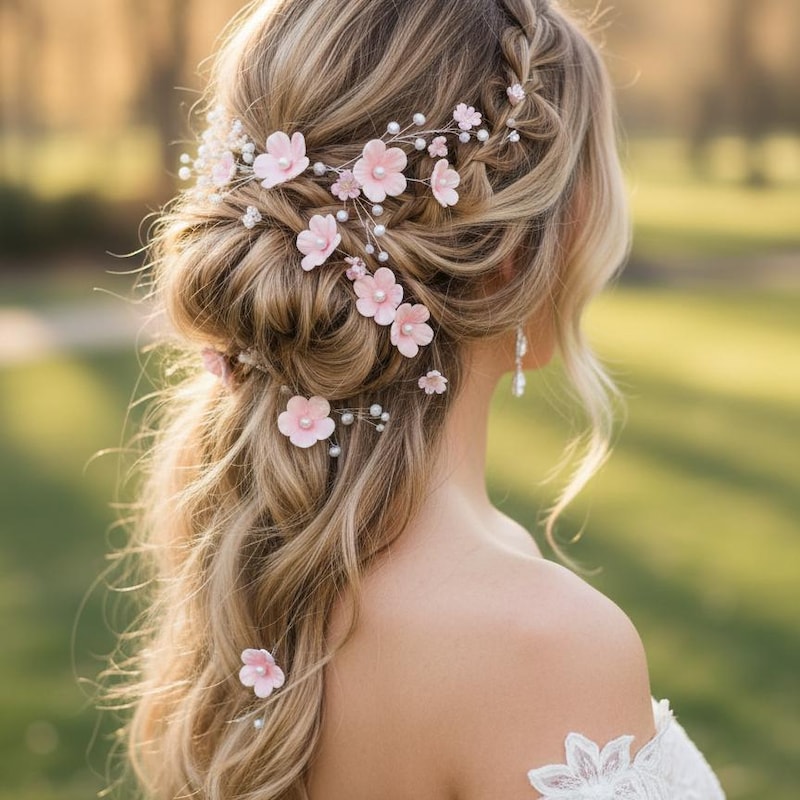 Cherry Blossoms Hair Pins - Etsy