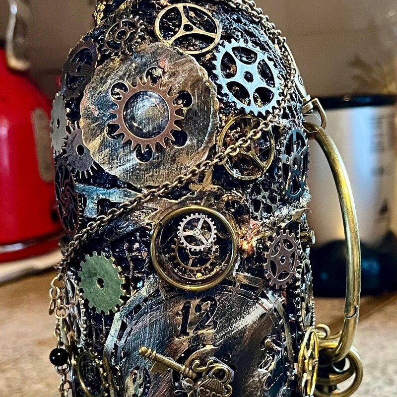 Steampunk Vase - Etsy UK