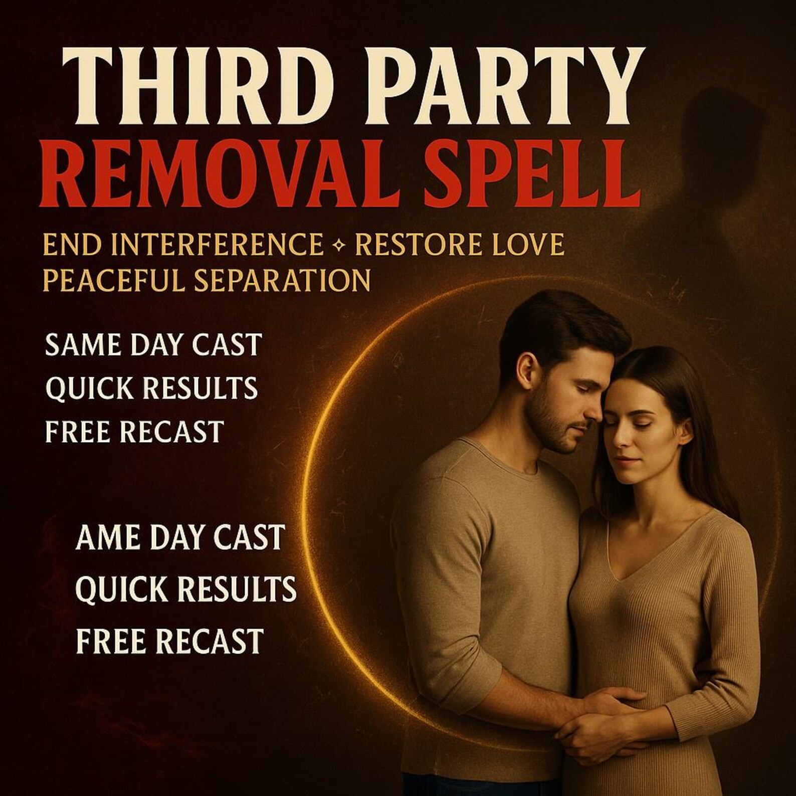 Third Party Removal Spell: End Affair\entanglement, Loyalty Spell - Etsy