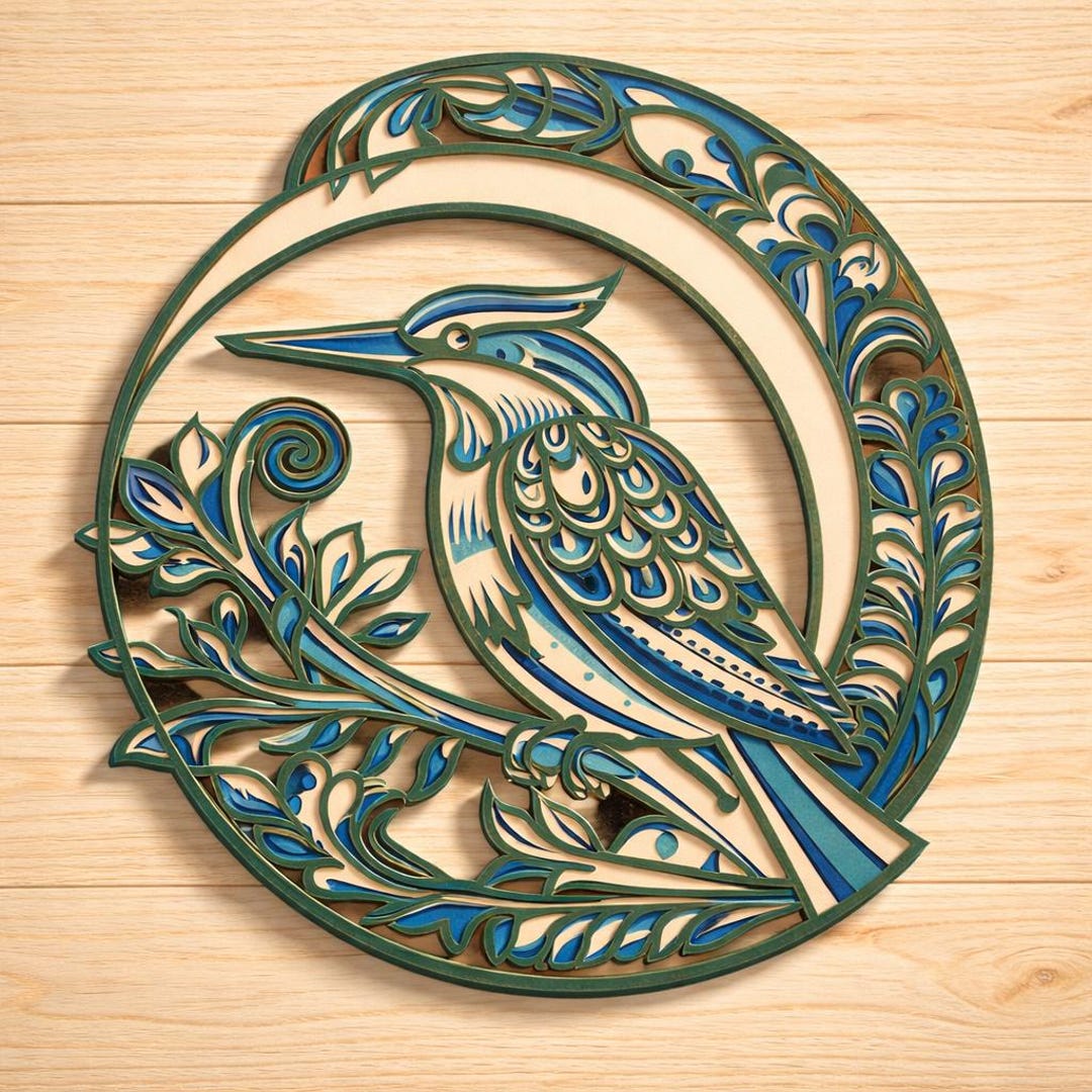 Layered Ocean Octopus 3D SVG File, Octopus Shadow Box SVG, Sea Life ...