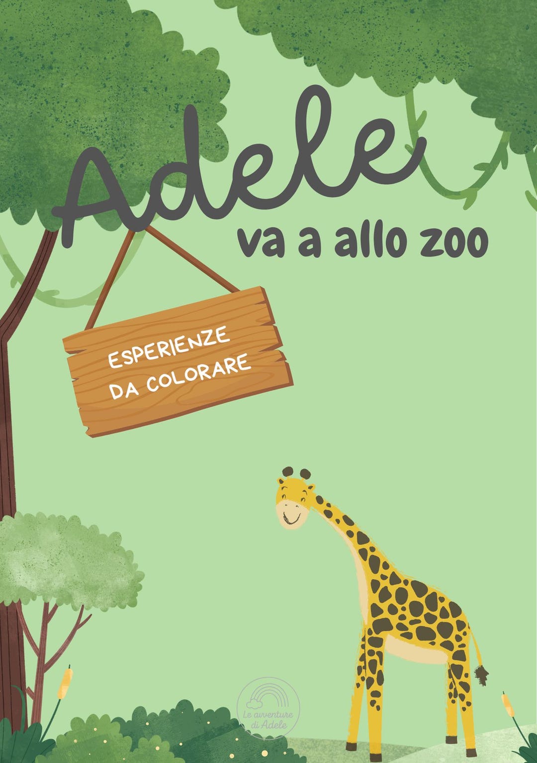 Coloring Book - Adele Goes to the Zoo - Etsy Canada