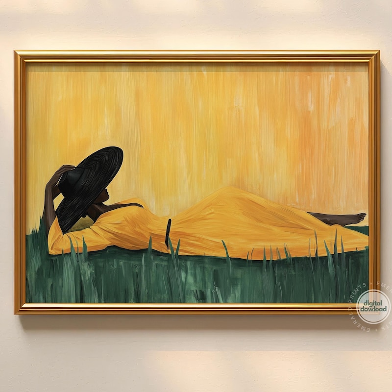 Modern Black Art Painting - Etsy