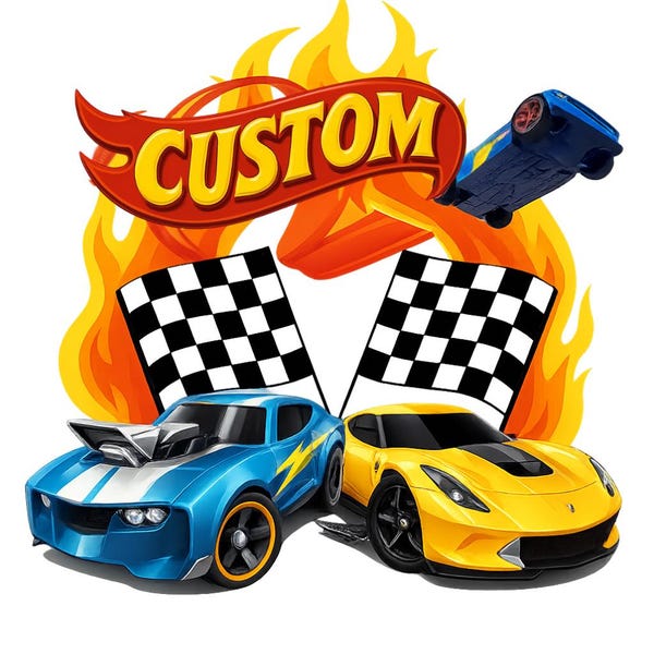 Custom Hot Wheels - Etsy