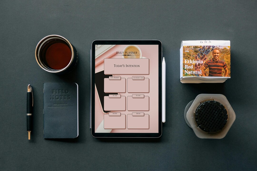 Daily Planner Printable - Minimalist One Day Planner PDF. Simple to Do ...