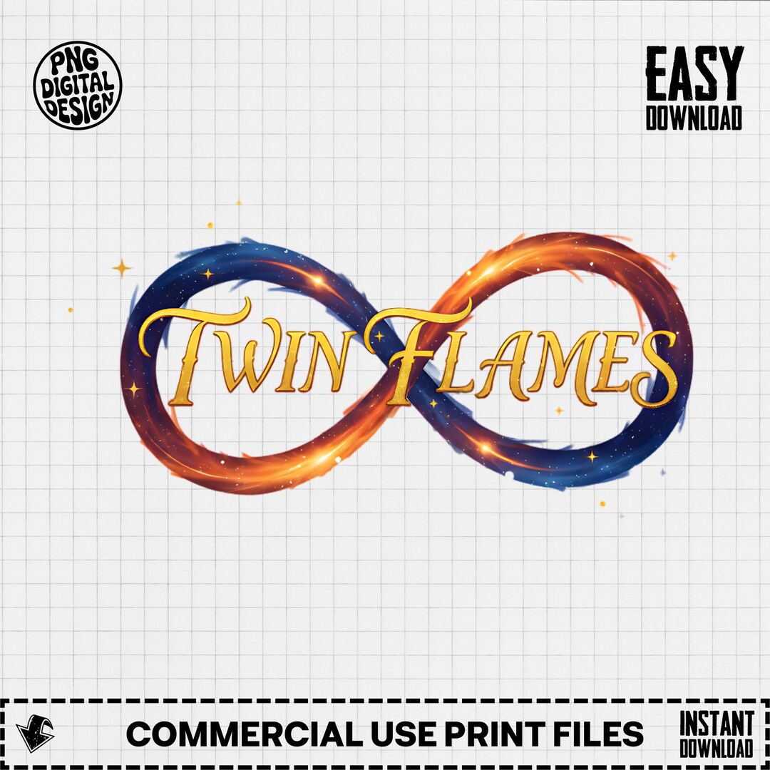 Twin Flames Infinity Symbol PNG, Soulmate Connection, Spiritual Art ...