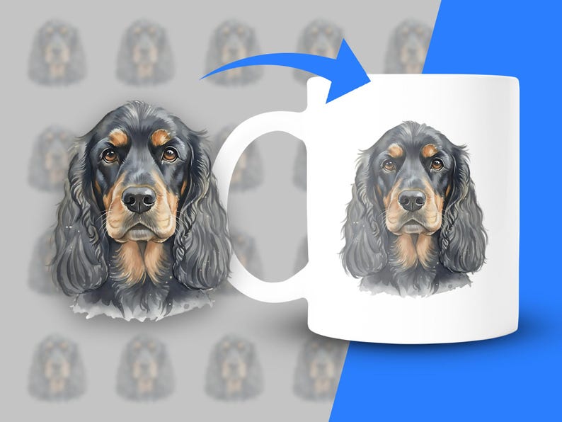 Cocker Spaniel Dog Breed Art, Digital PNG File, Pet Lover Gift, High ...