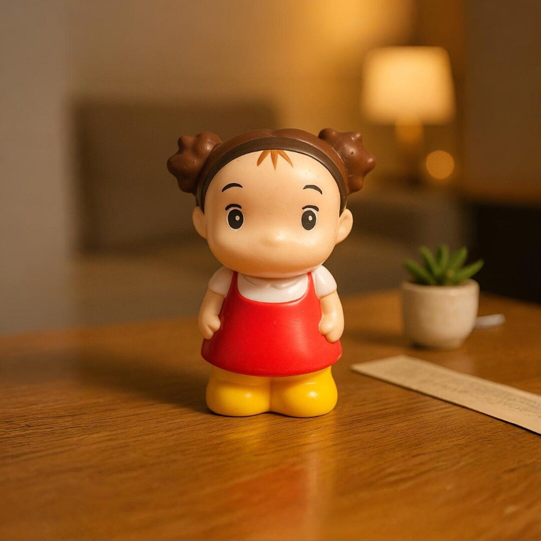 Mei Kusakabe Inspired Tiny Figure Handpainted, Sweet Desk Accent and ...